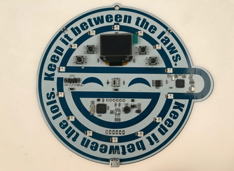 Hacker Warehouse 2018 Electronic Badge (DEFCON Pickup) - Hacker Warehouse